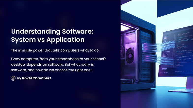 Understanding Software: System vs Application Overview - Studocu