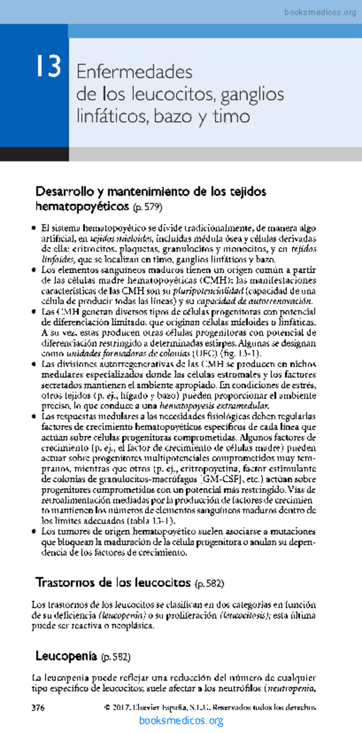 Capitulo 13 - dfsgsg - Enfermedades de los leucocitos, ganglios ####### linfáticos, bazo y timo ...