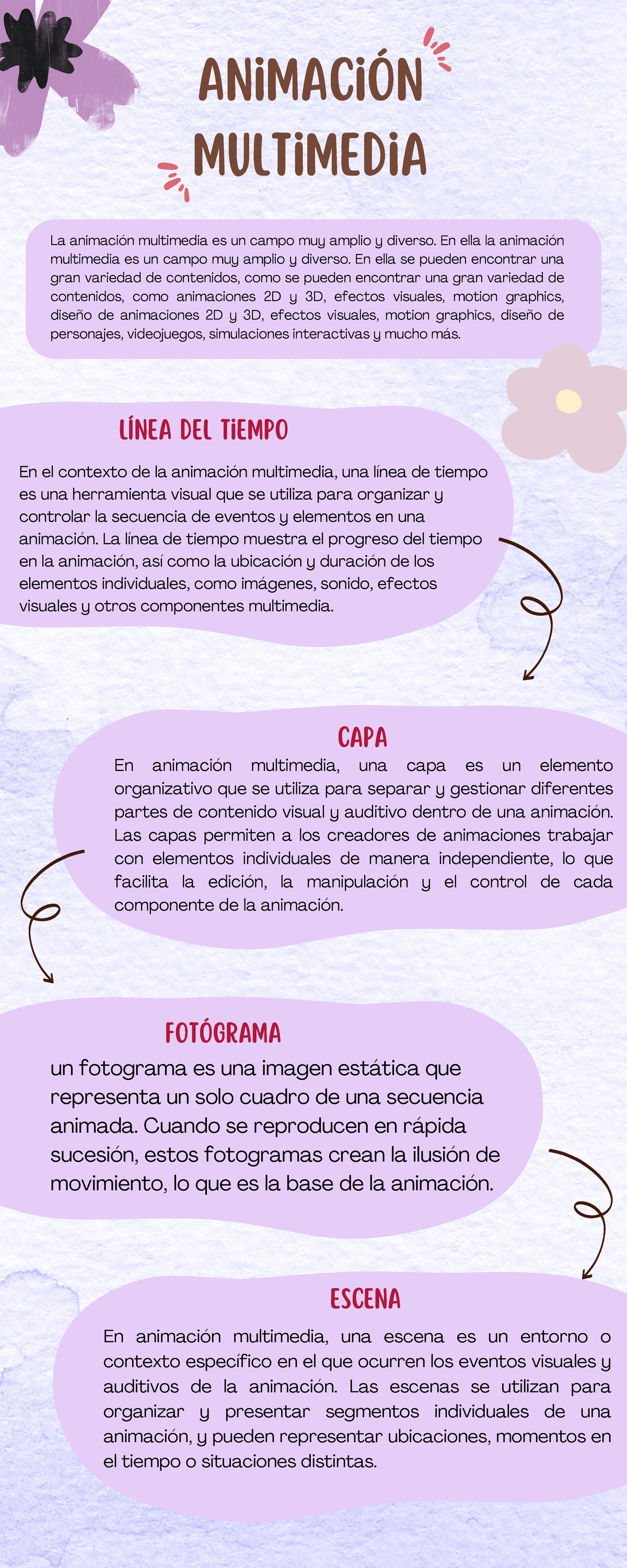 Infografía sobre Animación Multimedia para TICs - Studocu