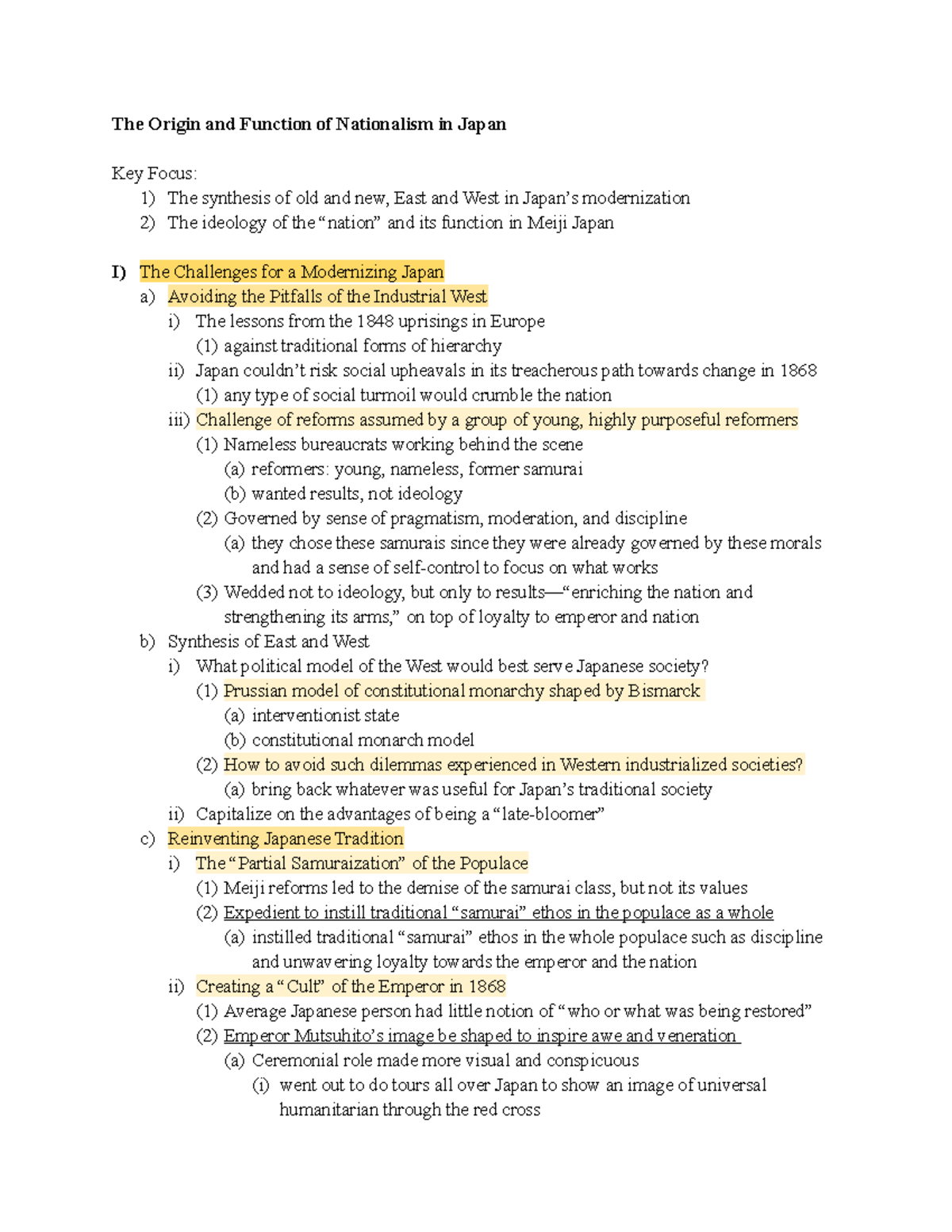 The Formation and Evolution of Nationalism in Meiji Japan: A Study ...