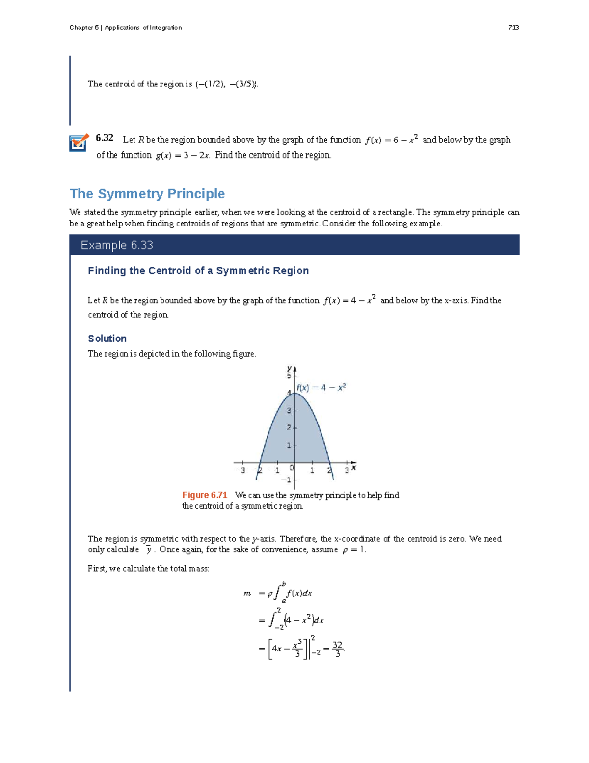 Chapter 6: Applications of Integration - Finding Centroids (Calc 713 ...