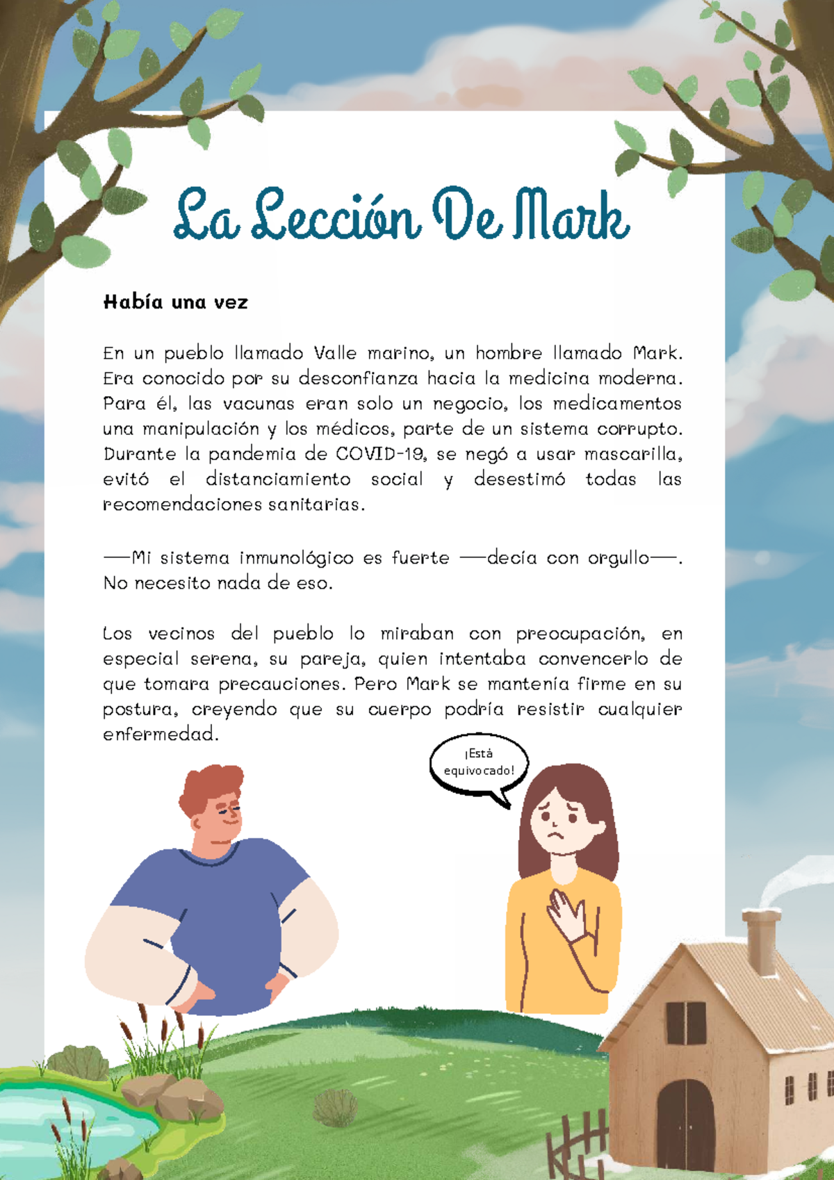 Lección Aprendida: La Historia de Mark y su Lucha contra COVID-19 - Studocu