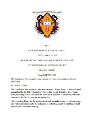 Evidence Act Cap80 - LAWS OF KENYA EVIDENCE ACT CHAPTER 80 Revised ...