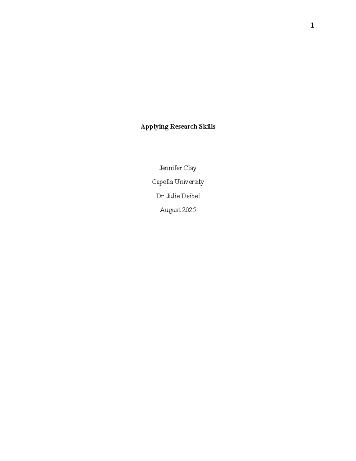 Applying Research Skills: Addressing Opioid Use Disorder Challenges ...