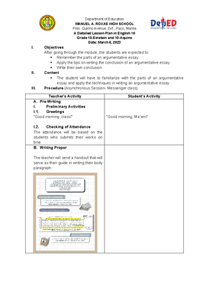 English 9 q1 mod1 Modals V1 - English Quarter 1 – Module 1: Modals ...