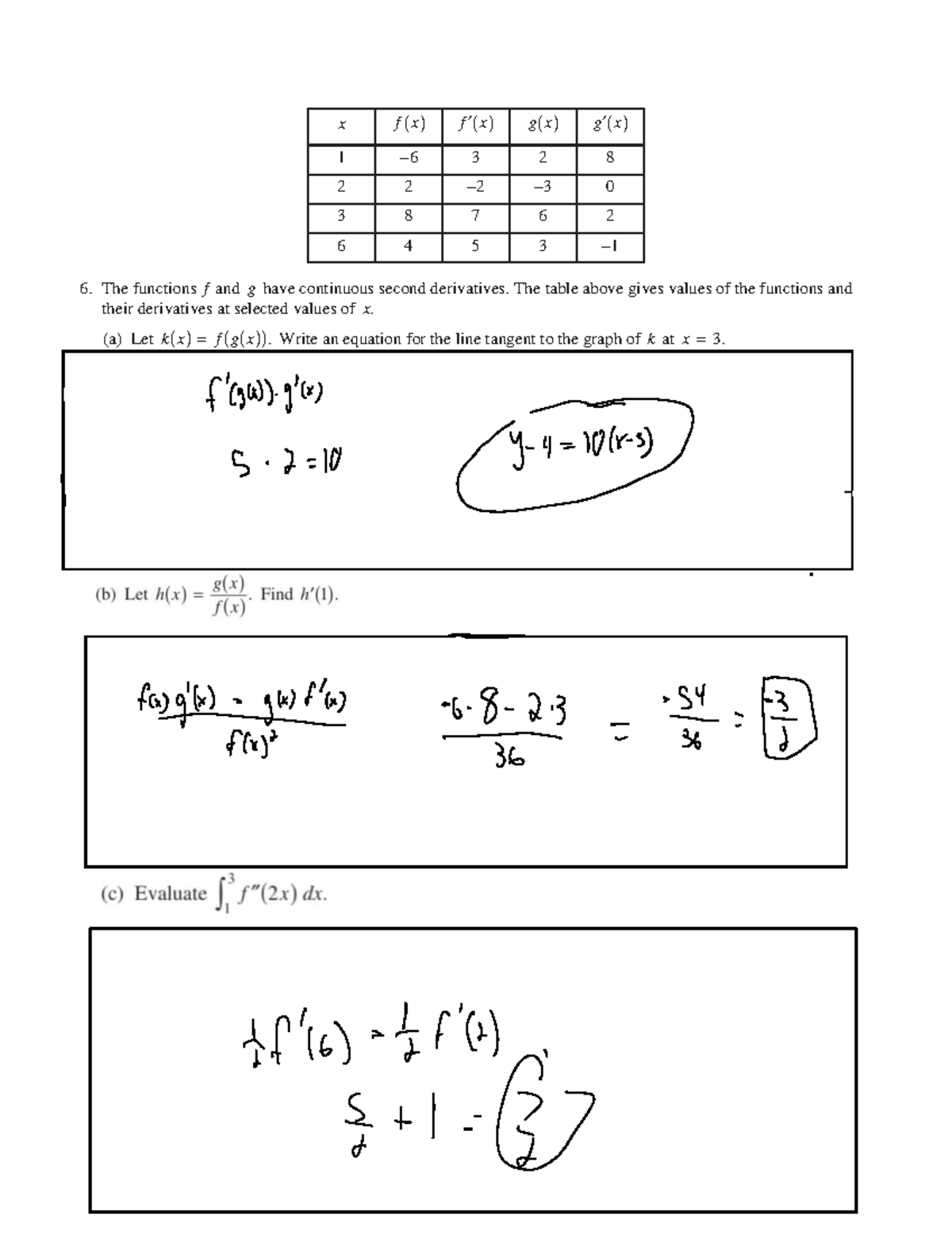 Random Functions 4 - FRQ 1 Analysis and Solutions - Studocu