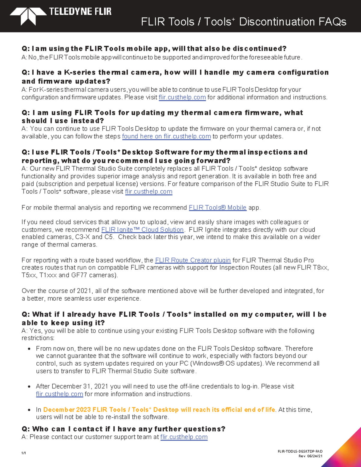 FLIR Tools Desktop Discontinuation FAQs and Alternatives - Studocu