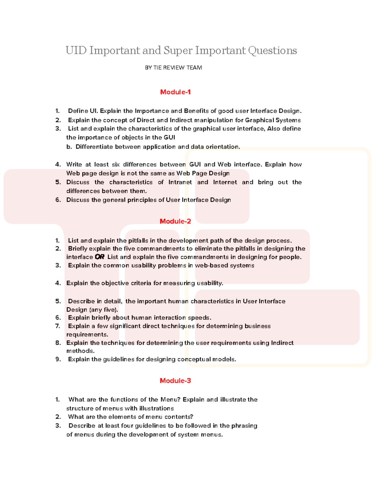 UID SIMP-23: Important and Super Important Questions for UI Design ...