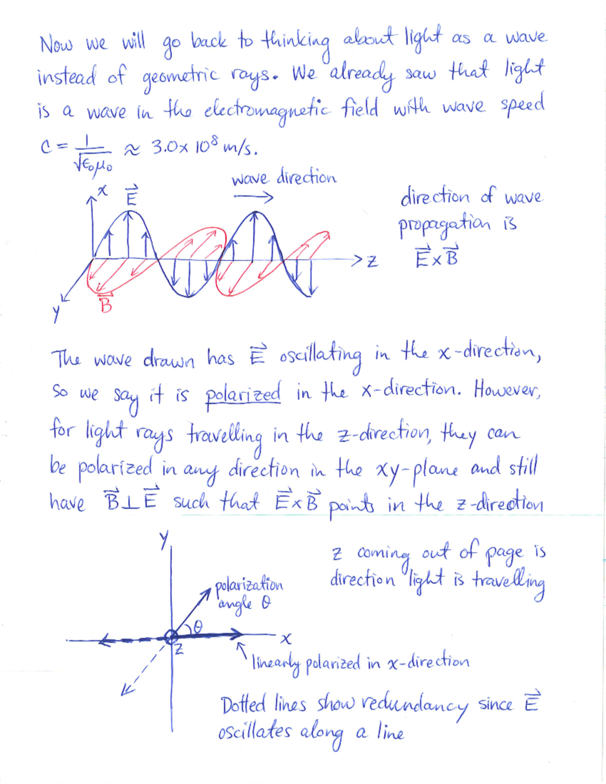 Week 13 Part 2 - handwritten notes - Now we will go back to thinking ...