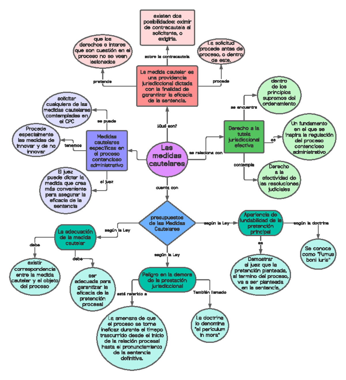 Actividad Semana 9 - Mapa Conceptual sobre Medidas Cautelares - Studocu