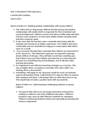 [Solved] Completed observation notes or ABC chart Written behavior ...