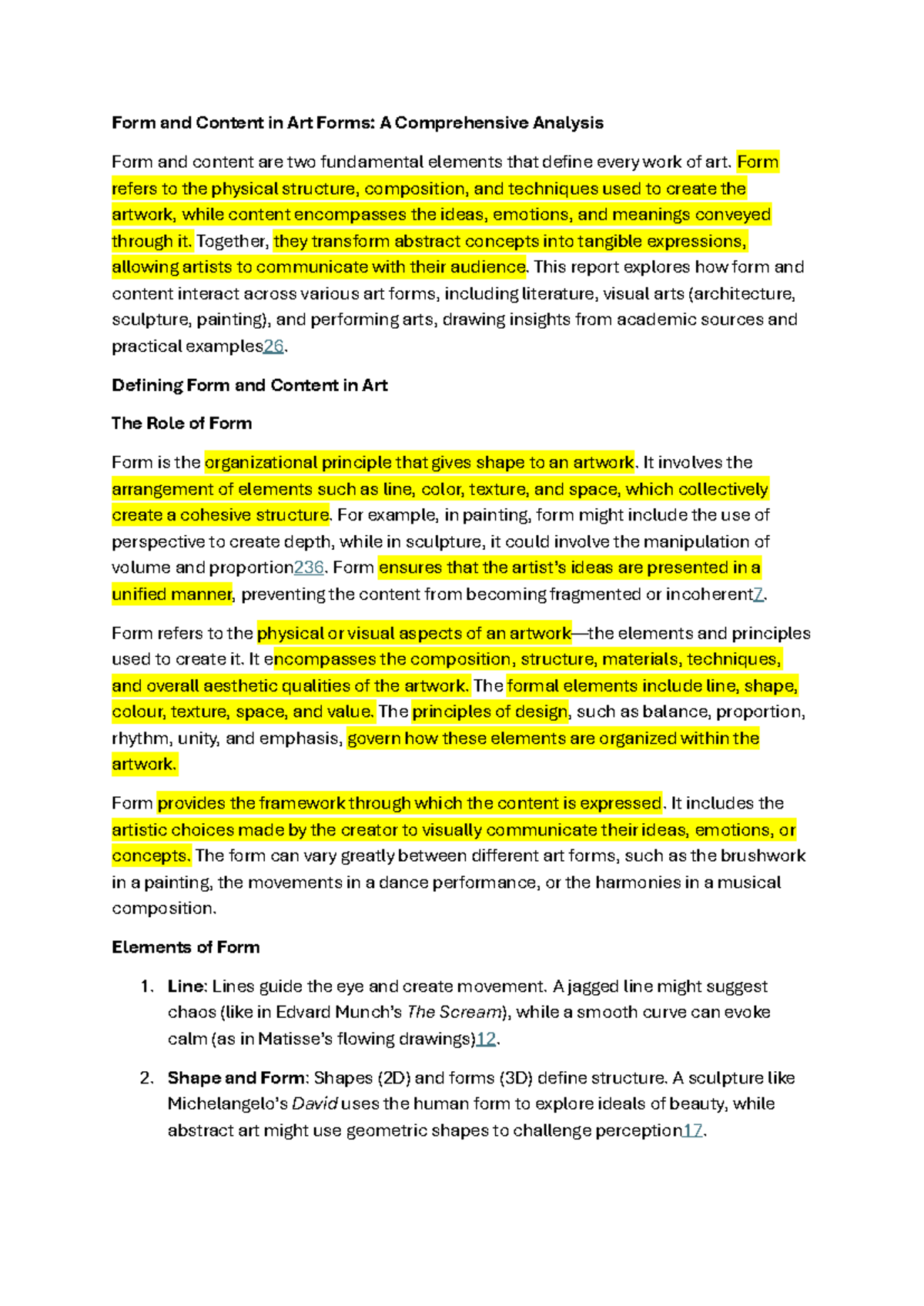 Form and Content in Art Forms: A Detailed Exploration of Artistic ...