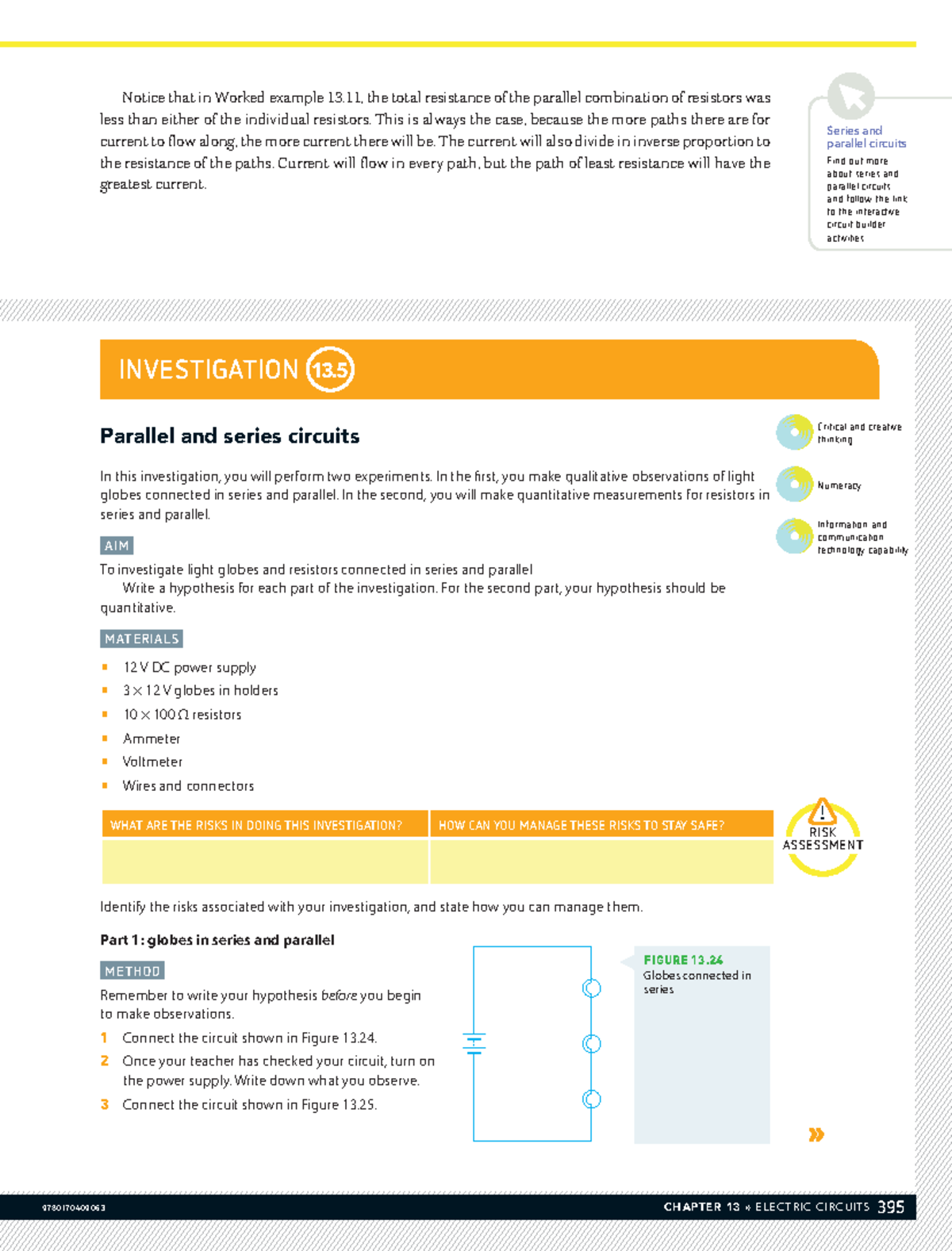 Investigation of Series and Parallel Circuits - Electricity Module ...