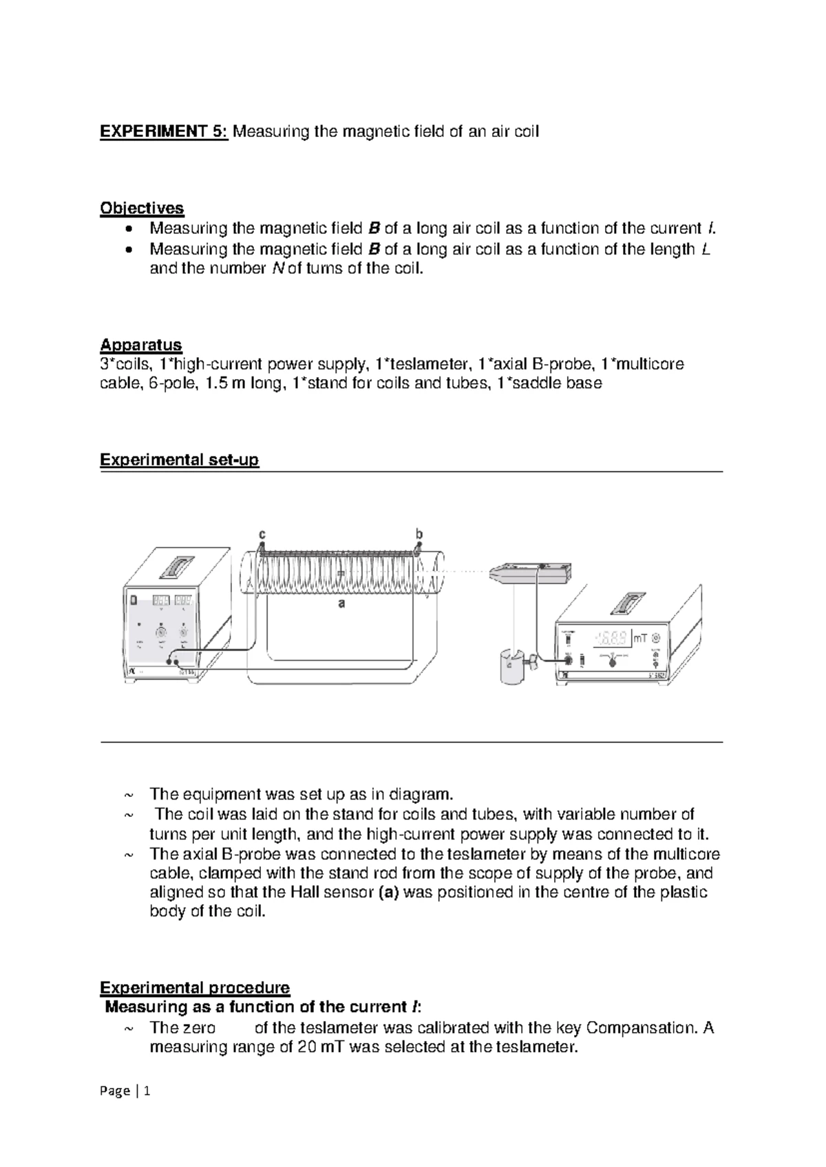 Experiment 8 Measuring the band gap of a semiconductor - Warning: TT: undefined function: 32 ...