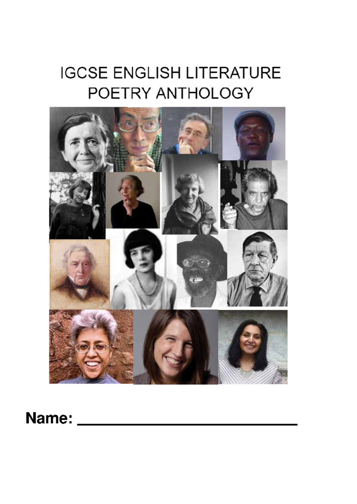 IGCSE Poetry Anthology: Analyzing Key Poems and Themes - Studocu