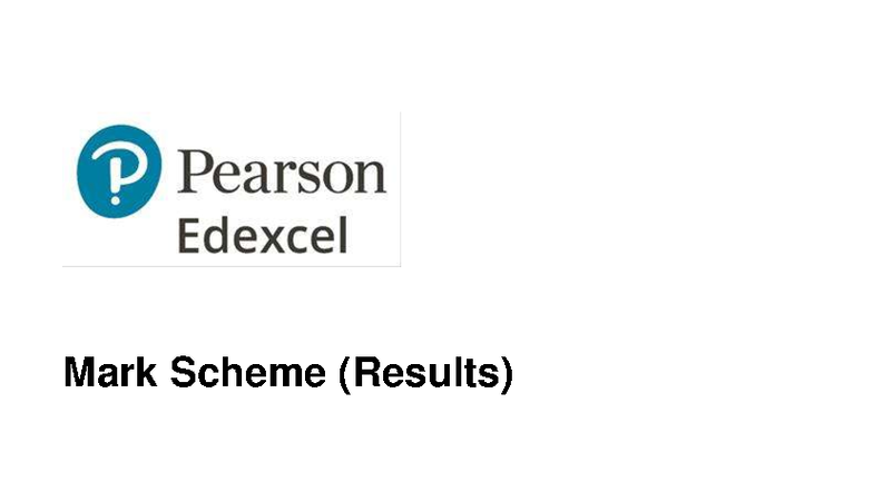 Mark Scheme (Results) Summer 2018 Pearson Edexcel GCE A Level Economics ...