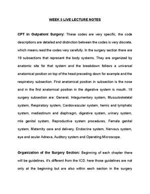 [Solved] Using the CPT manual select the appropriate CPT codes for the - Coding Practicum ...