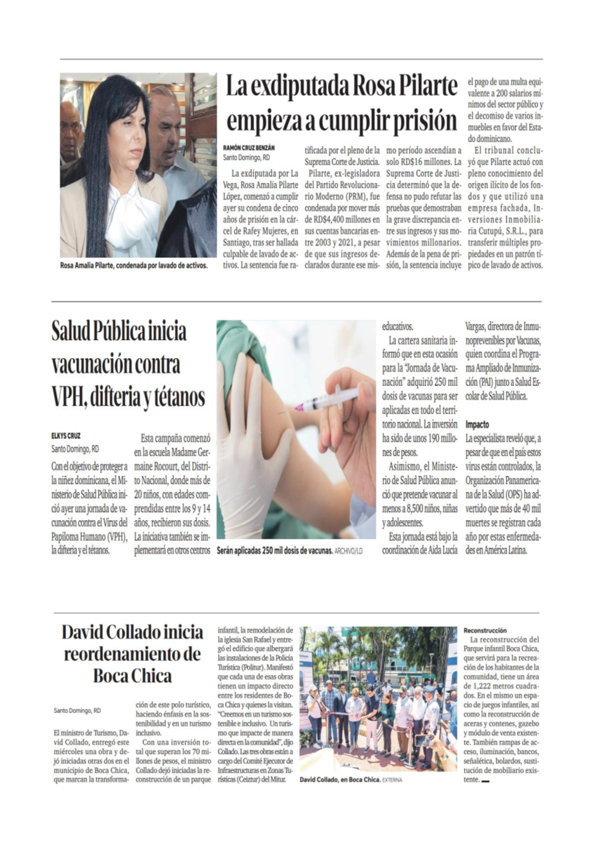 Rosa Amalia Pilarte: Condena por Lavado de Activos en RD - Studocu