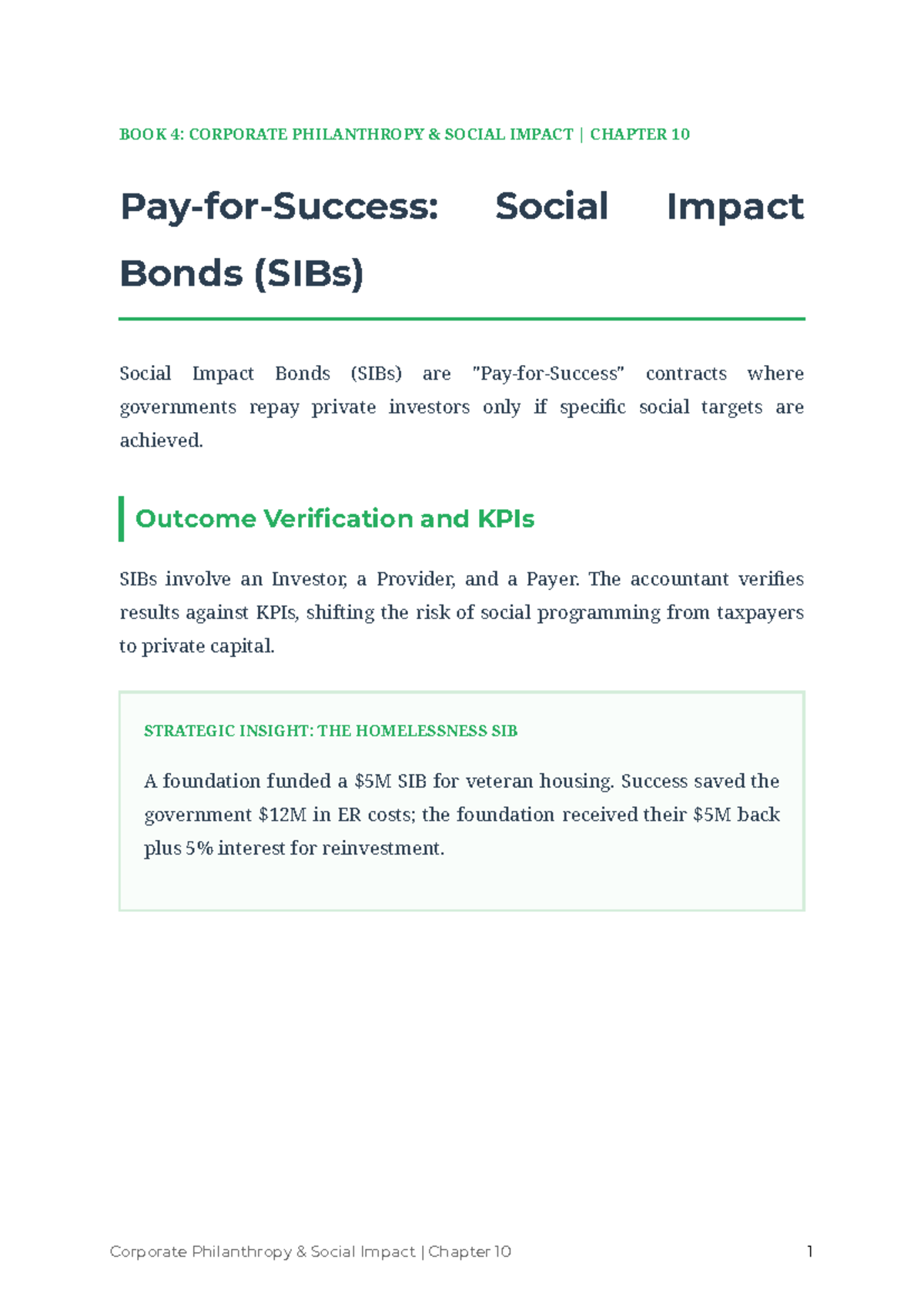 Book4 Chapter 10 Social Bonds - BOOK 4: CORPORATE PHILANTHROPY & SOCIAL ...
