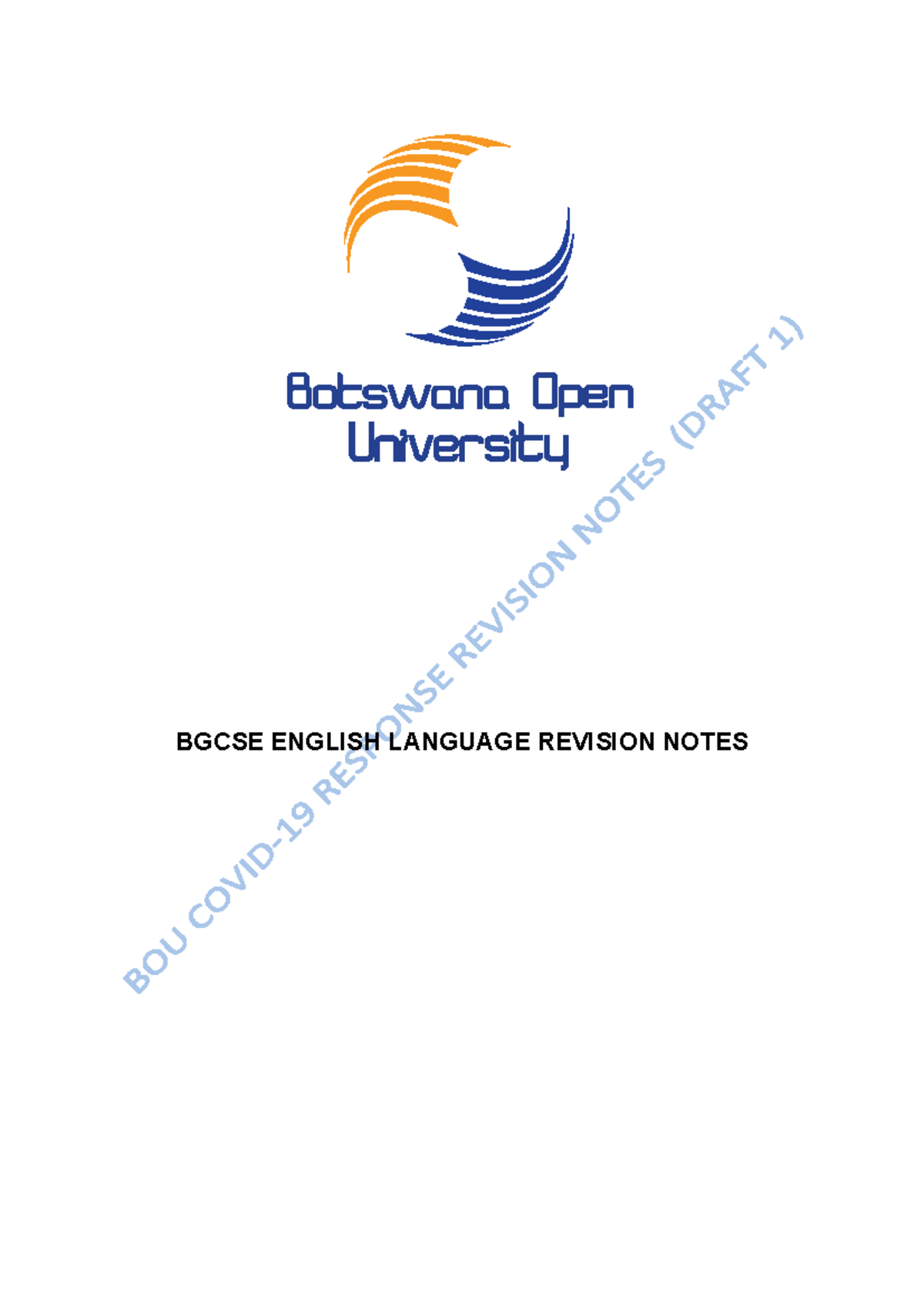 BGCSE English Language Revision Notes: Final Study Guide - Studocu