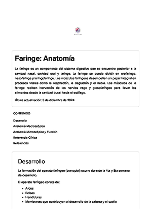 4 Faringe Pró - 250 Anatomía clínica los arcos palatogloso y ...