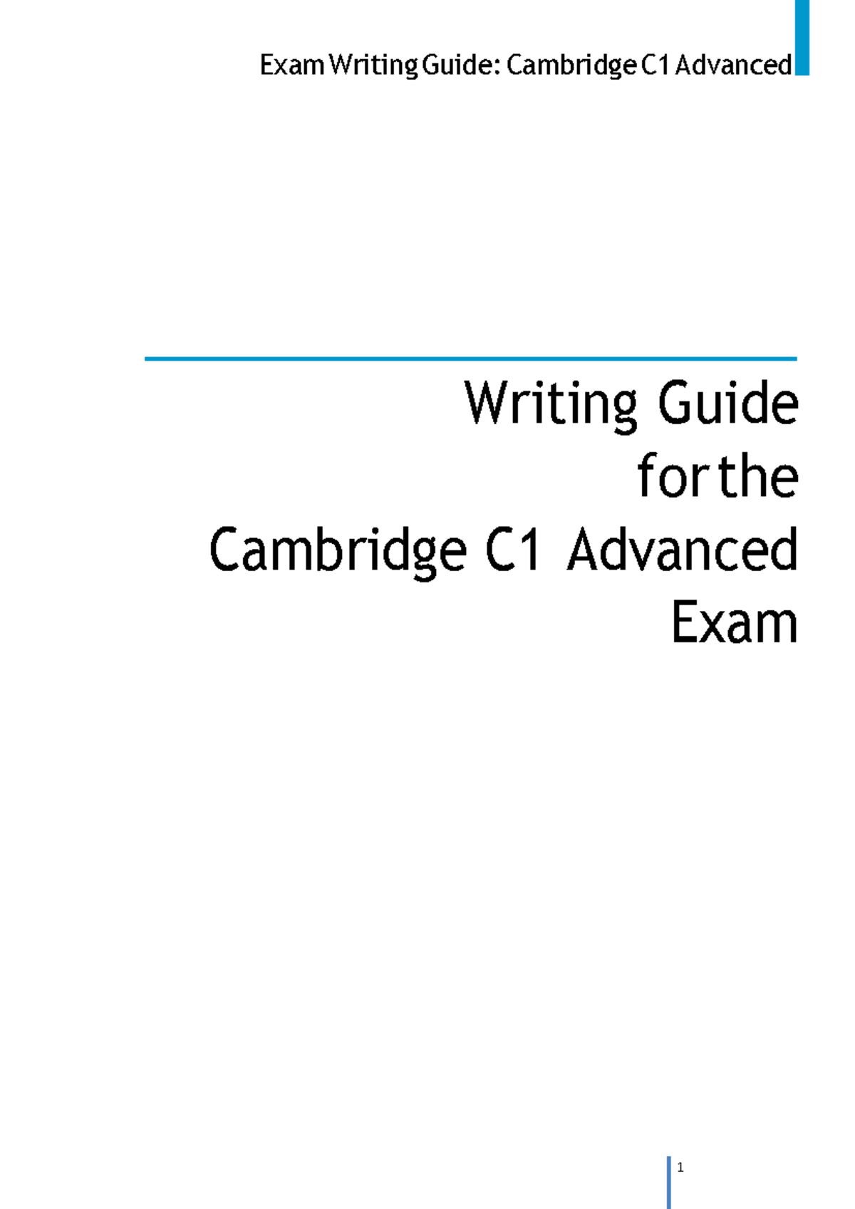 Cambridge C1 Advanced Writing Exam Guide: Effective Techniques & Tips ...