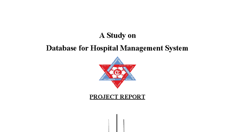 BBM Project Report: Database Design for Hospital Management System ...