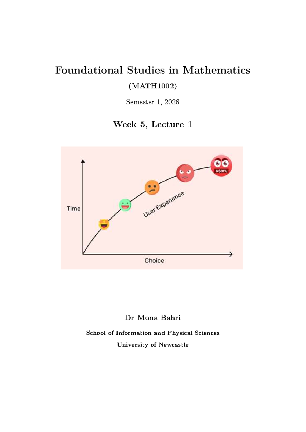 MATH1002 Week 5 Lecture: Logarithms Overview - Studocu
