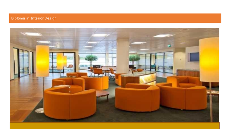 Diploma in Interior Design UNIT 01: Intro to the Interior Design ...