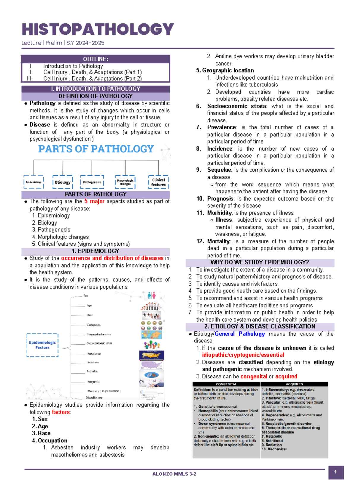 Histopath-1-3 - jdjdmeje - HISTOPATHOLOGY Lecture | Prelim | S 2024 ...