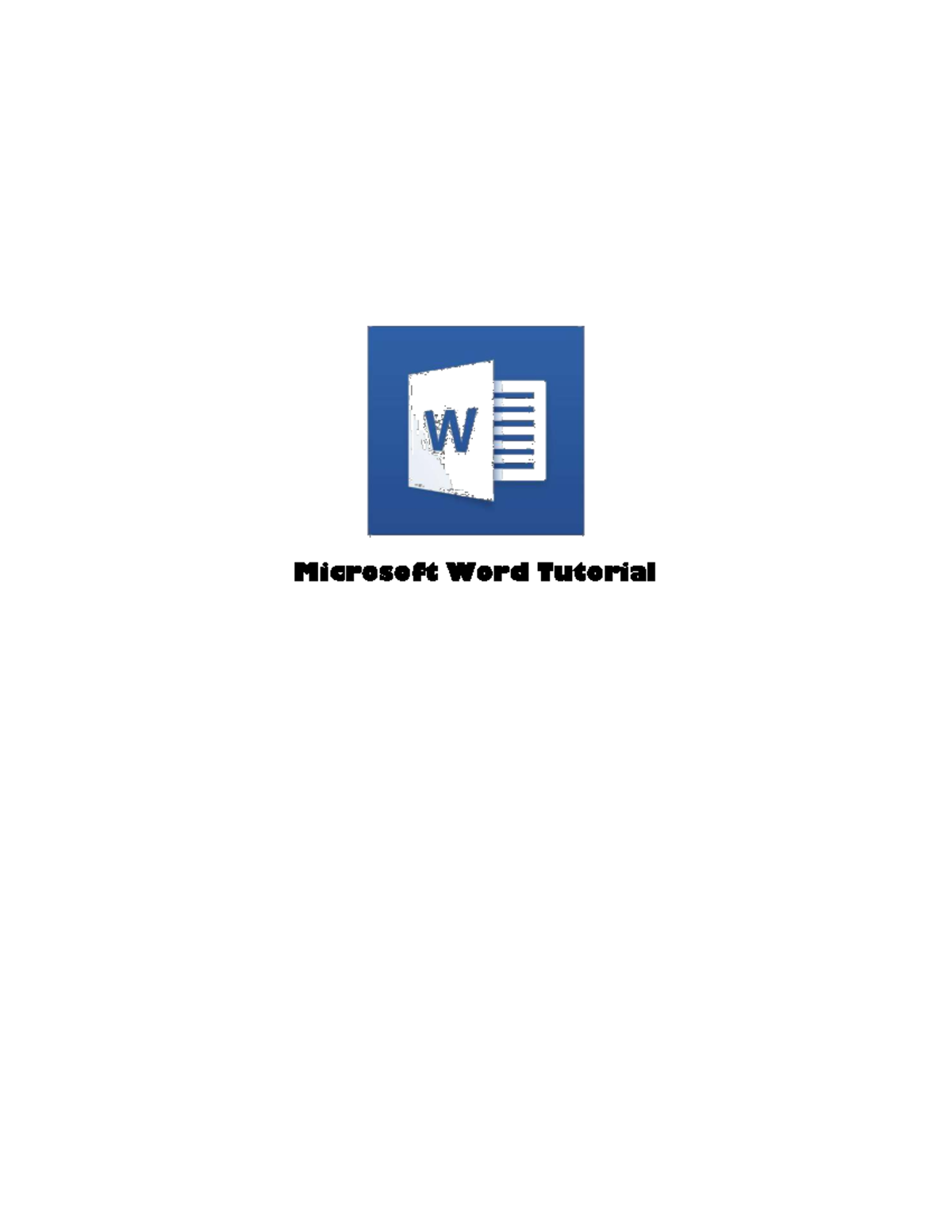 Microsoft Word Tutorial: Getting Started (Diploma Level) - Studocu