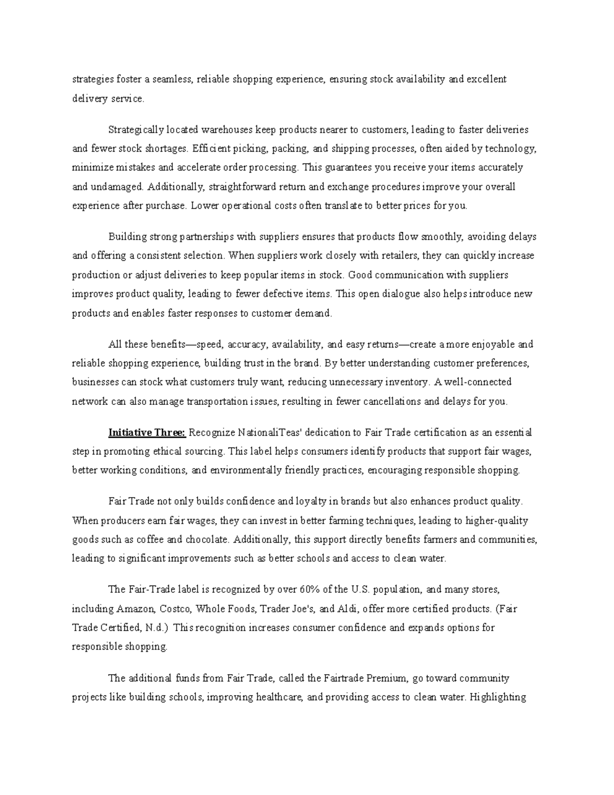 QSO321 12 - Final Project: Strategies for Enhancing Shopping Experience ...