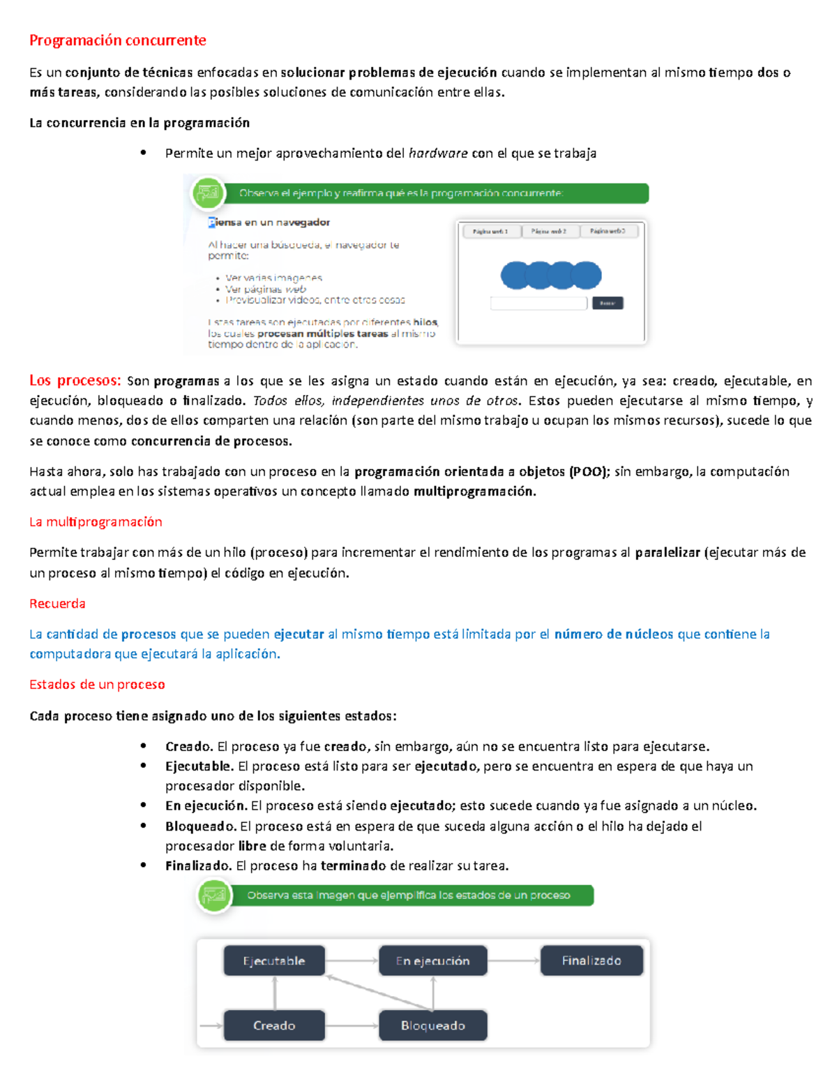 Programación Concurrente: Conceptos y Técnicas en Java - Studocu