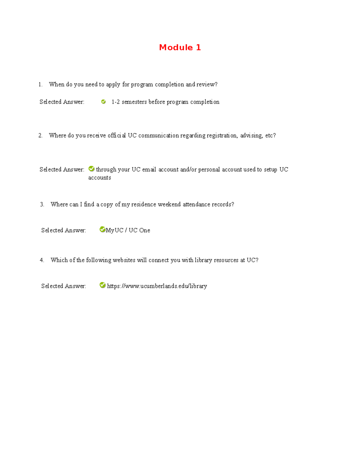 CPT modules quiz - Module 1 1. When do you need to apply for program ...