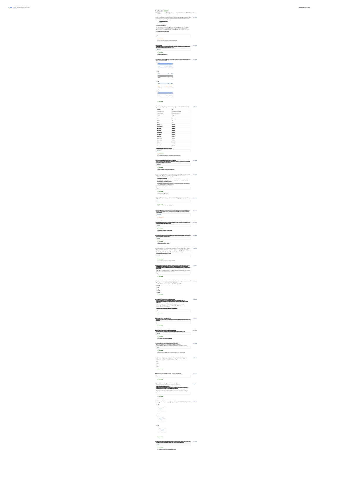 Evaluación Final - Excel Skills for Business: Essentials (L) - Studocu