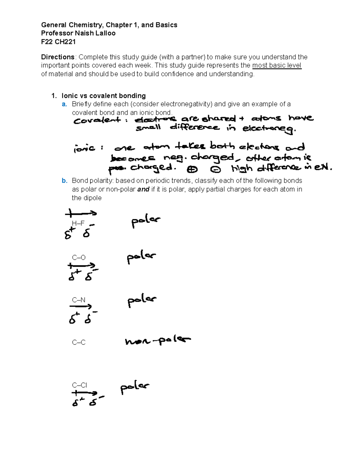 F22 CH Final Exam Study Guide: Key Concepts in Organic Chemistry - Studocu