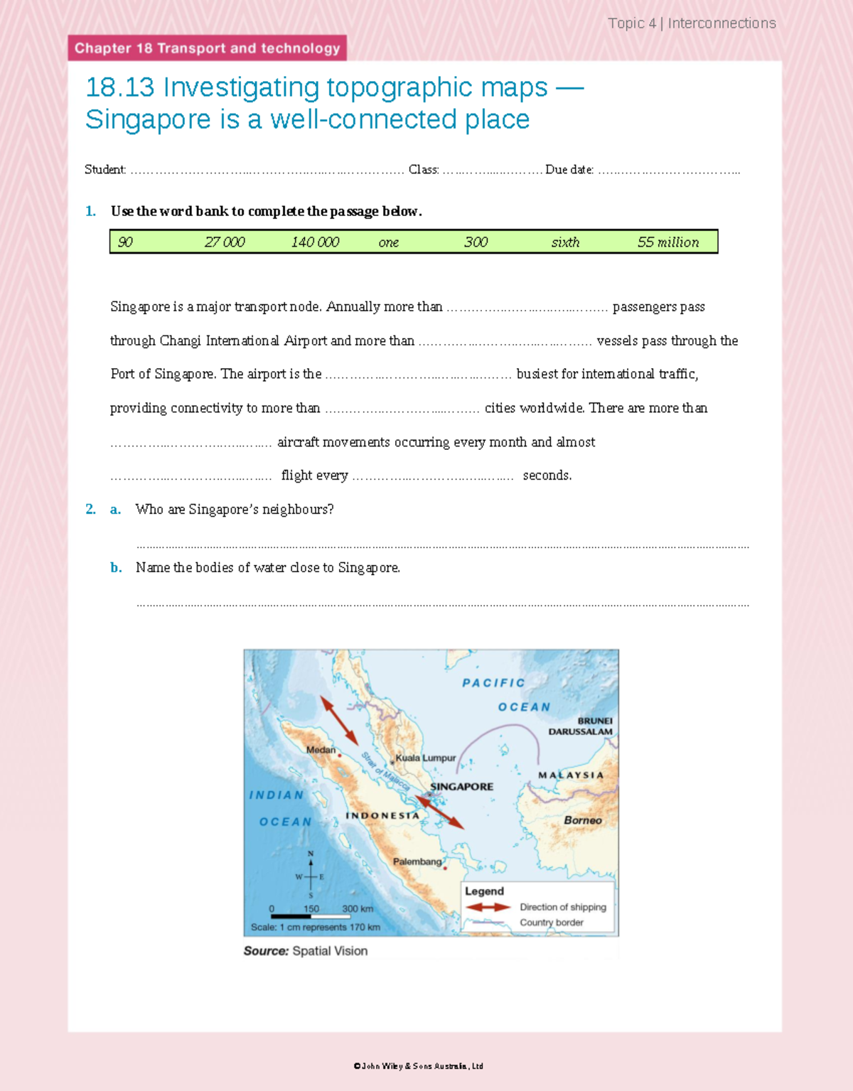 Period 2 Worksheets: Topic 4 - Interconnections Activity - Studocu