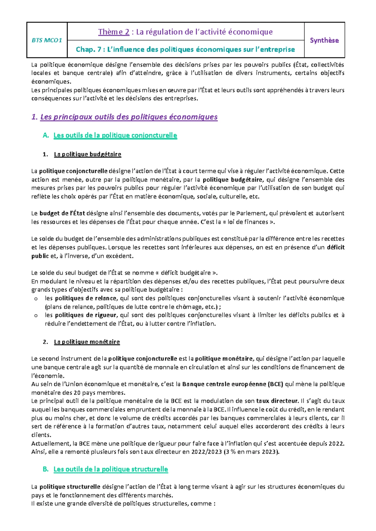 Thème 1 - Chapitre 3 : Pourparlers et formation du contrat (CEJM) - Studocu