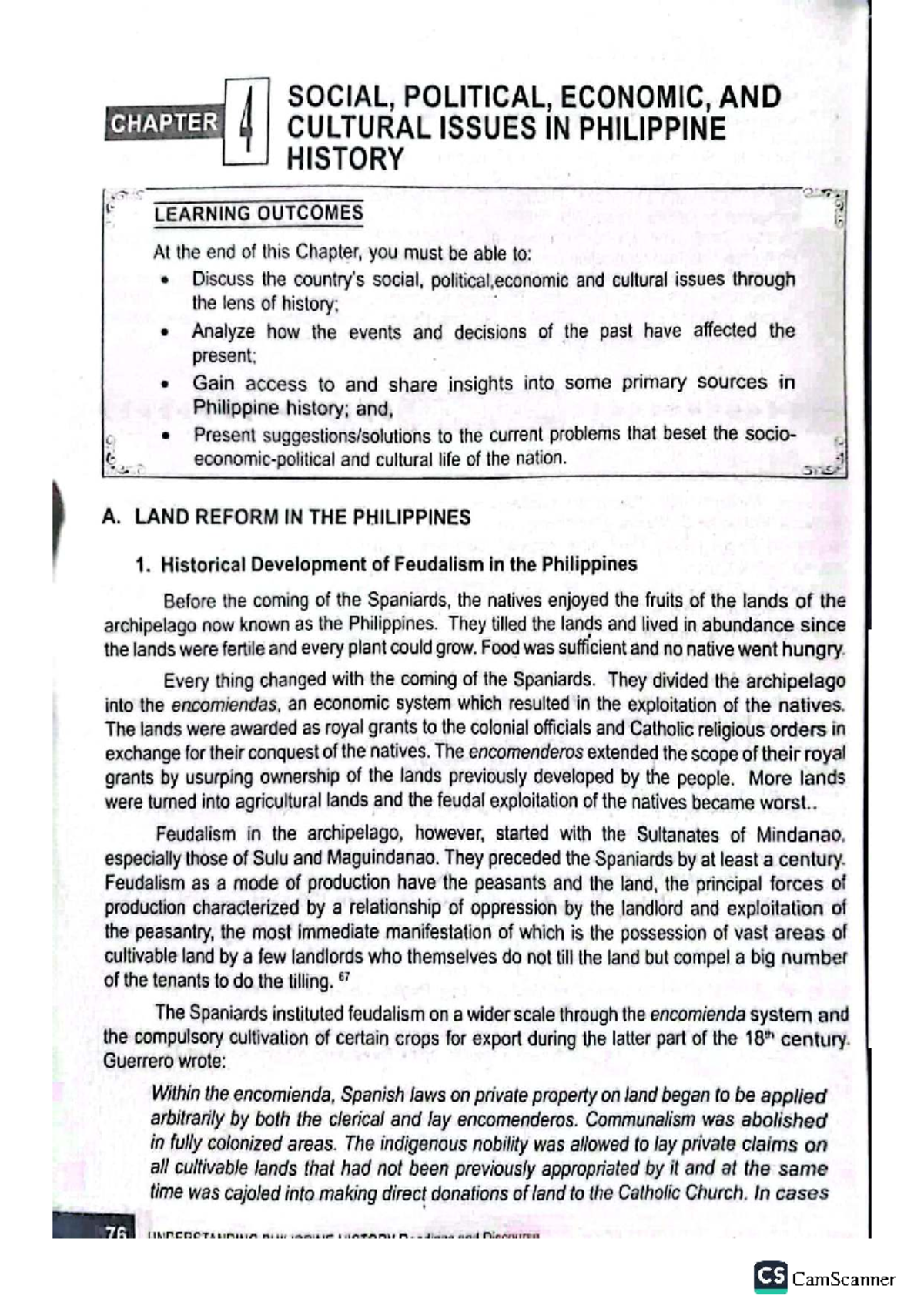 Chapter 4 RPH: Social, Political, Economic, and Cultural Issues in ...