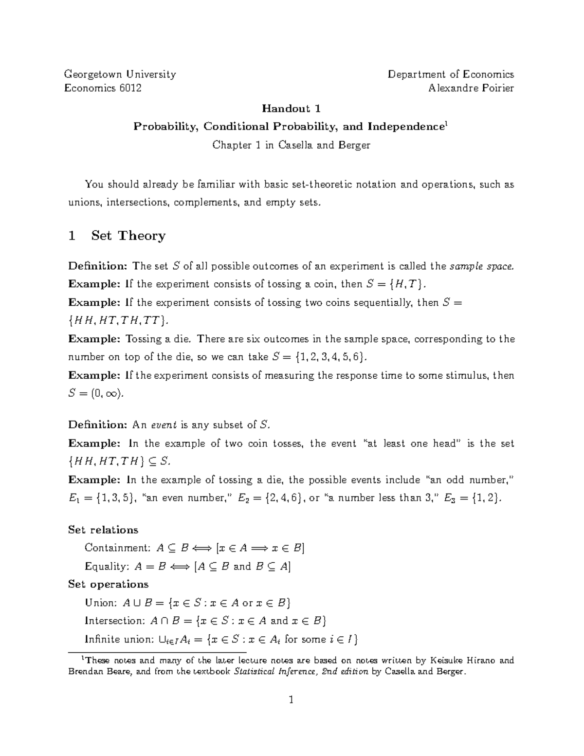 L1 - Probabilities - probabilty notes - Georgetown University Economics ...