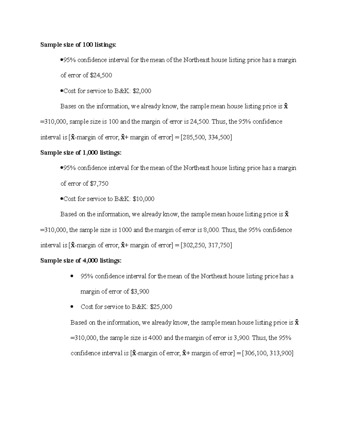 MAT-240 Module Two Assignment - M. Thomas - Selling Price and Area ...