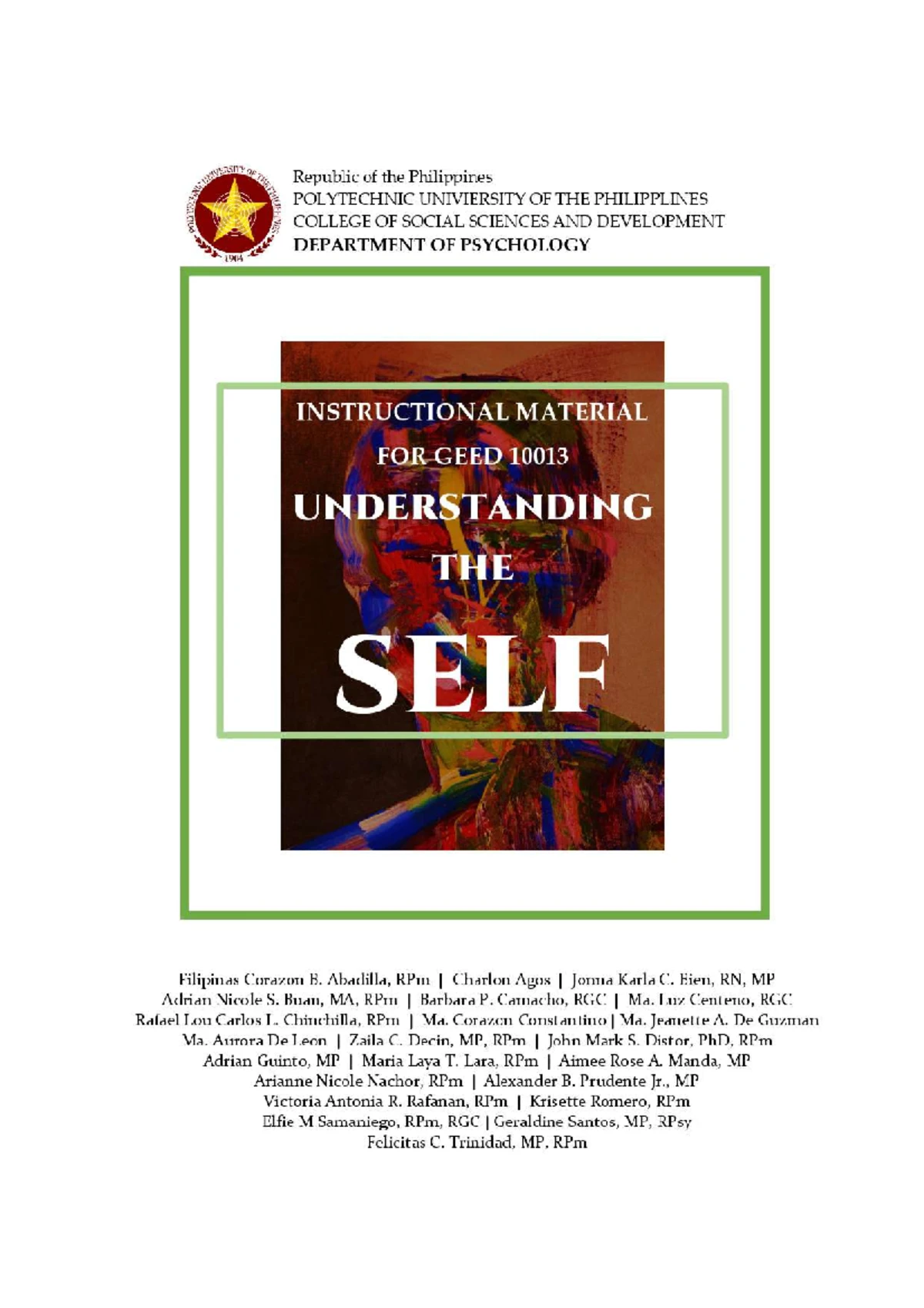 Understanding the Self - Lesson 1 Defining The Self: Personal And ...