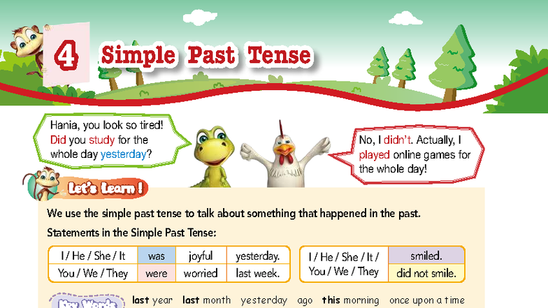 4 Simple Past Tense: Understanding Past Events in English - Studocu