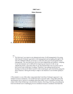 D253 Leadership RSM3 Task 1: Strengths & Challenges in Leadership - Studocu