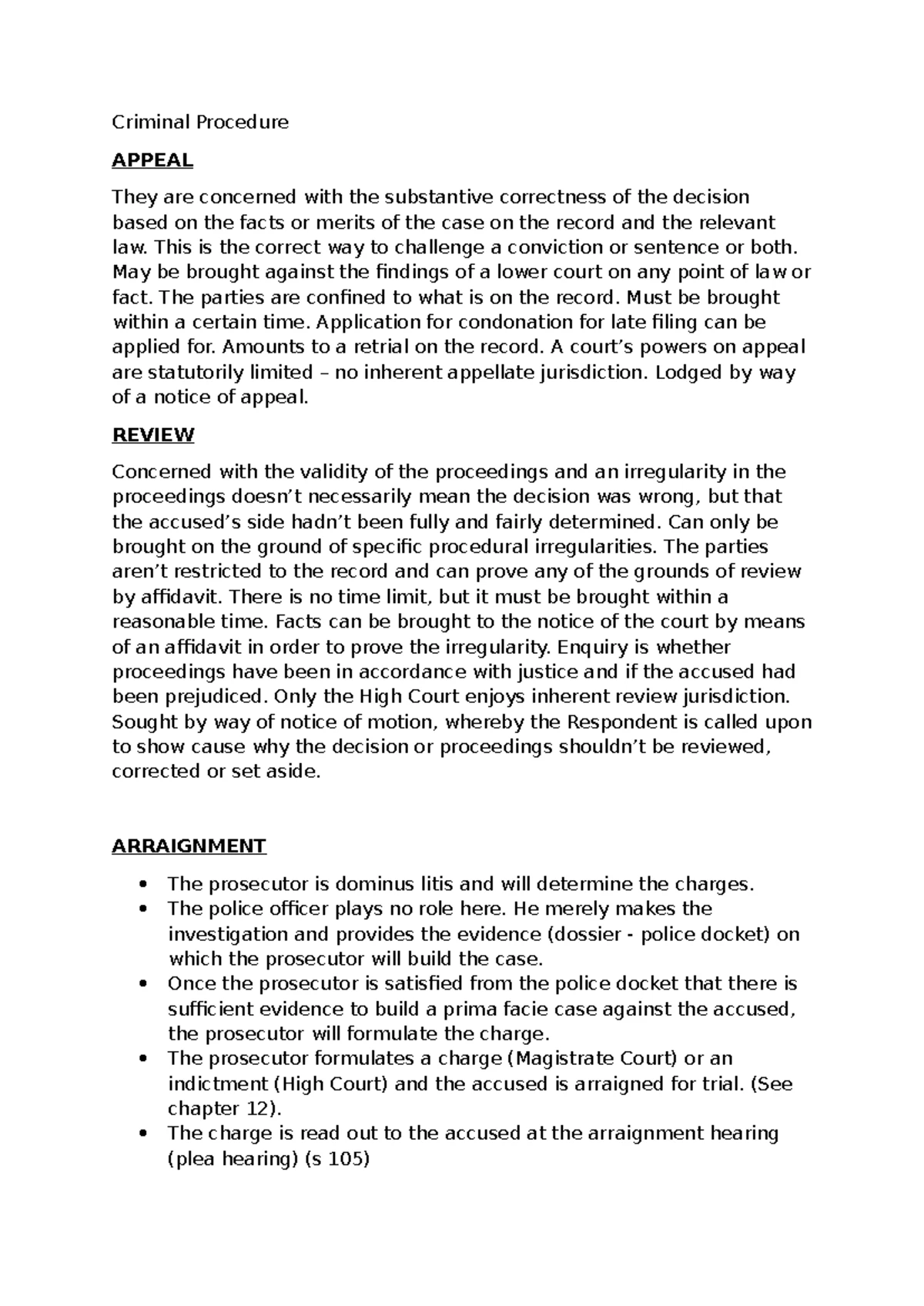Application for Discharge Under Section 174 of CPA: State vs. Martin ...