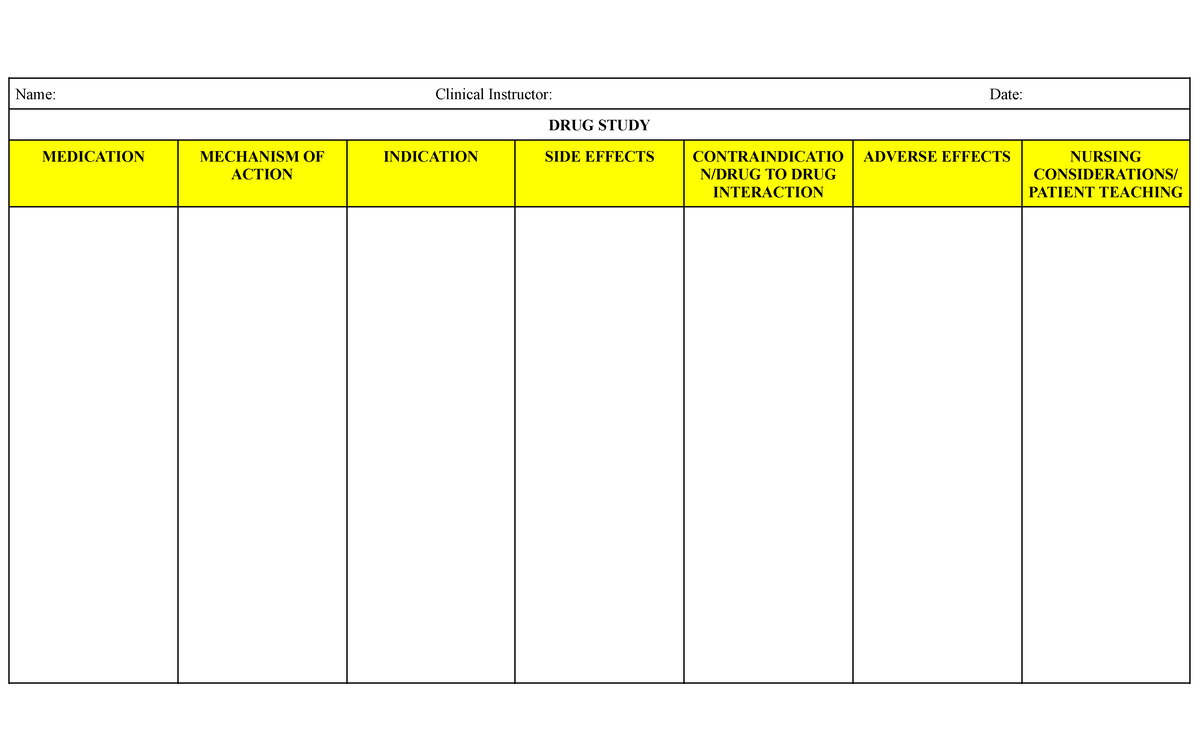 DRUG- Study- Template - .... - International Studies - Name: Clinical ...
