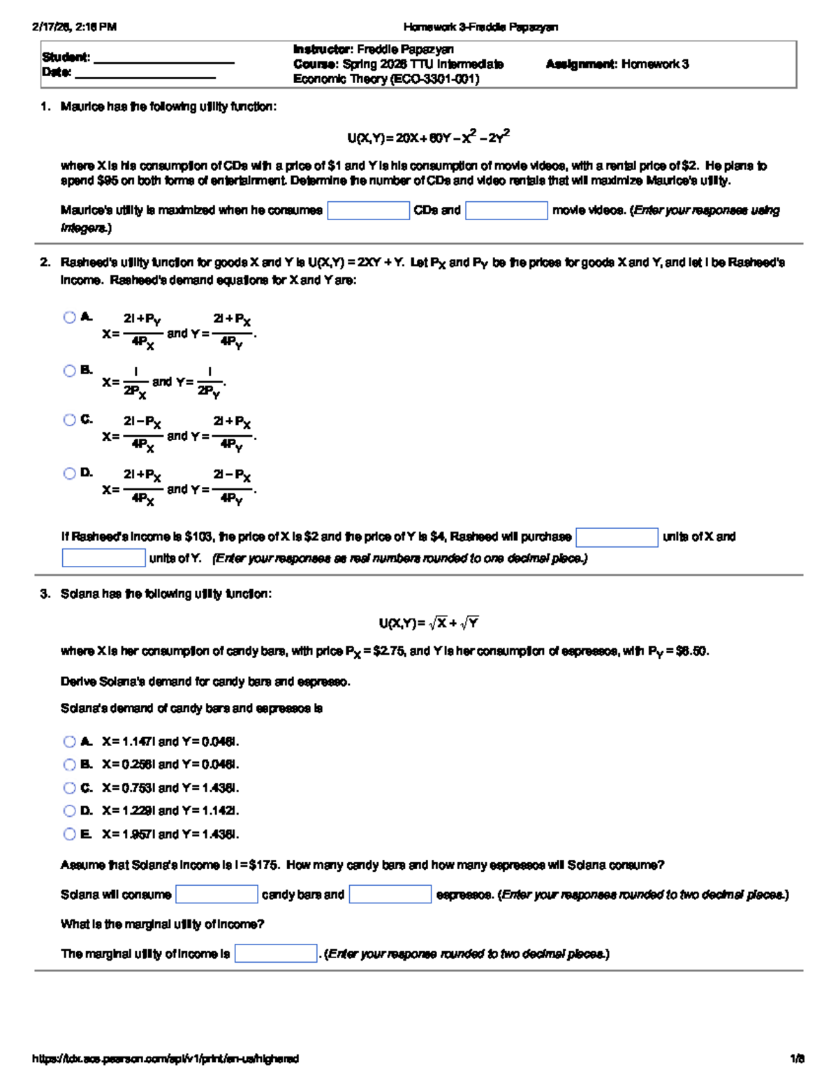 Homework 3 - HW3 Study Notes - Studocu