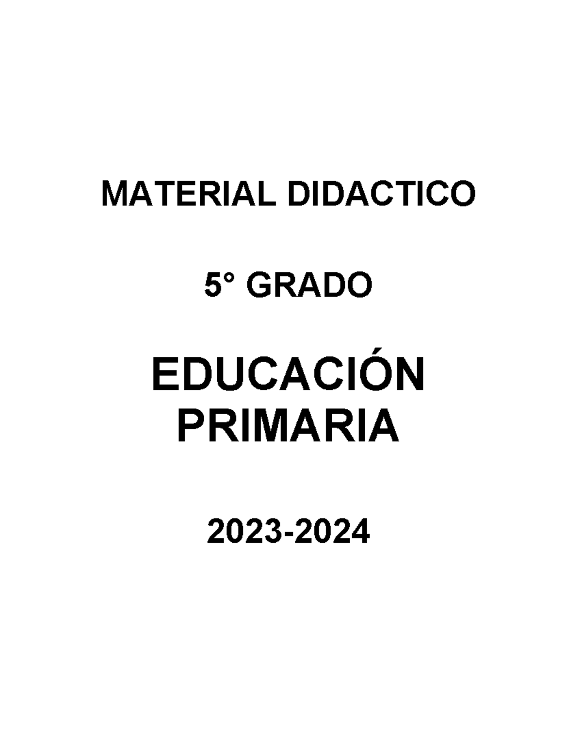 Cuaderno Material didactico Quinto grado - MATERIAL DIDACTICO 5° GRADO ...