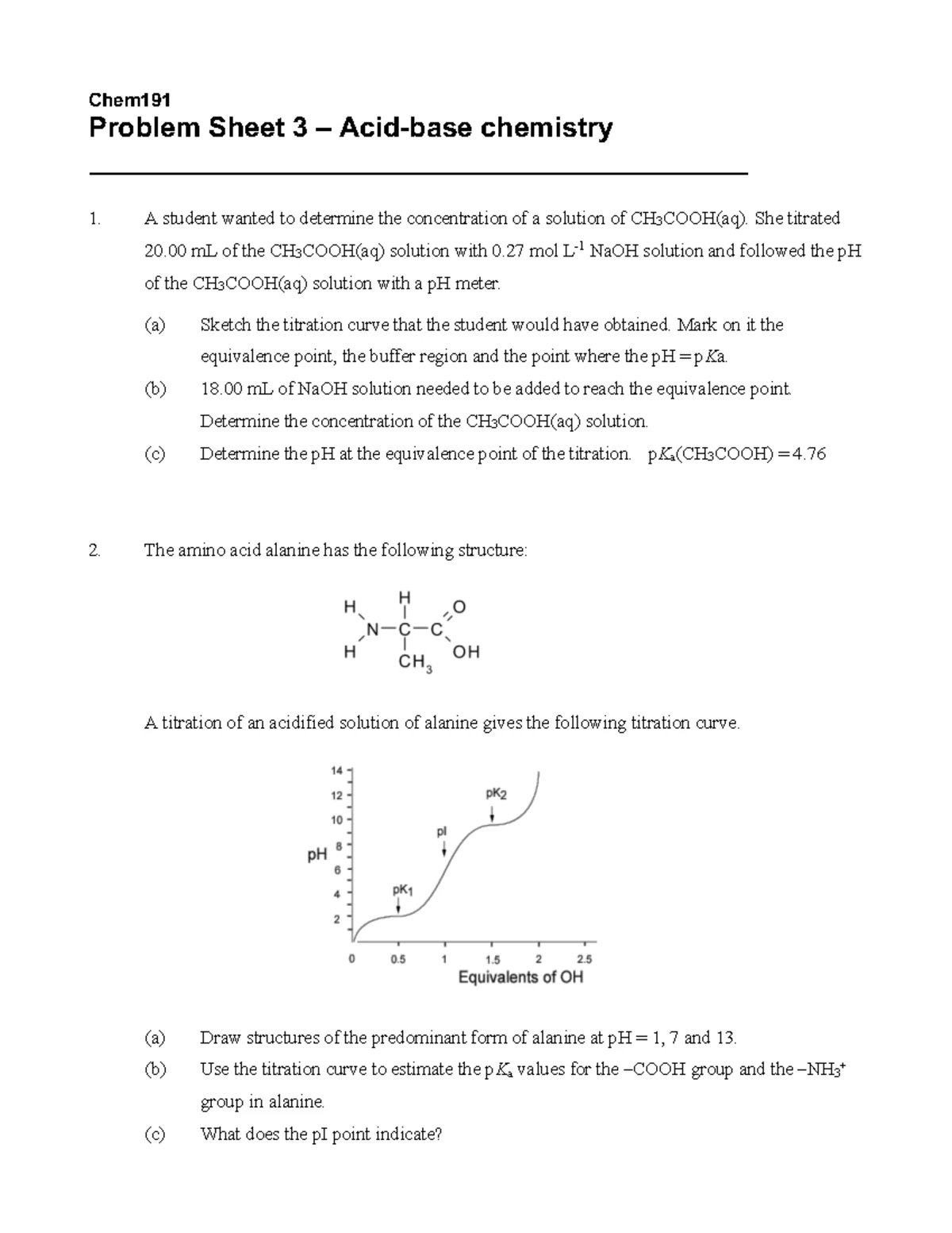 Che 91390 Things to remember - No Brain Too Small CHEMISTRY AS 91390 ...