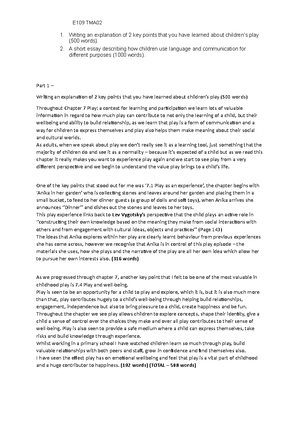Rosie-May Vipond J8564416 E209 TMA01 - Ethical Statement This TMA has ...